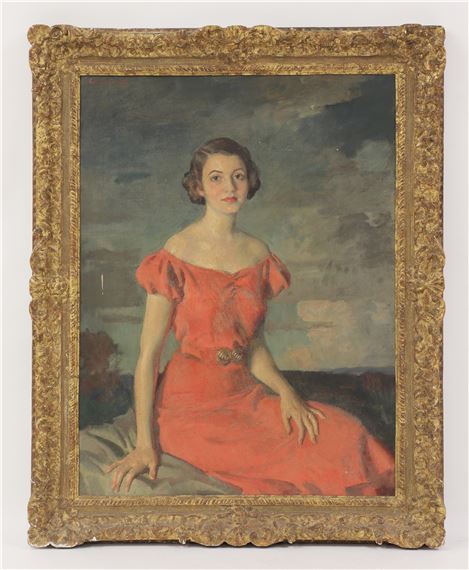Louis Betts | Portrait of Mary Lee Fairbanks (1935) | MutualArt