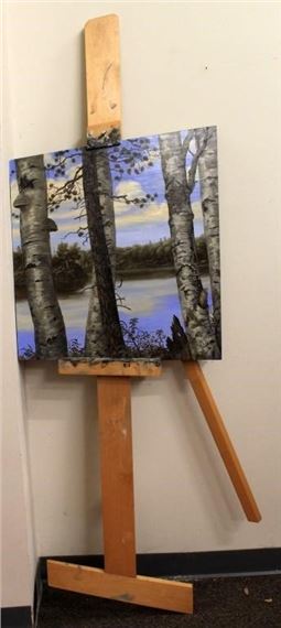 Ken Moylan | KEN MOYLAN K.L.M. OIL PAINTING UNIQUE ON EASEL | MutualArt