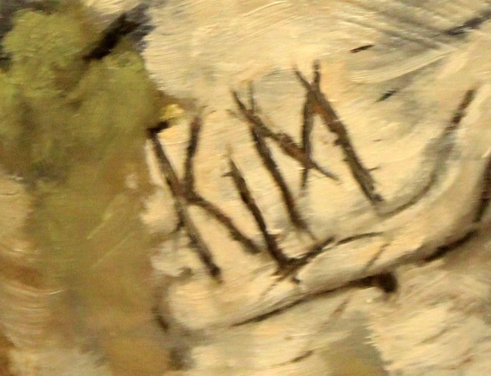 Ken Moylan | KEN MOYLAN K.L.M. OIL PAINTING UNIQUE ON EASEL | MutualArt