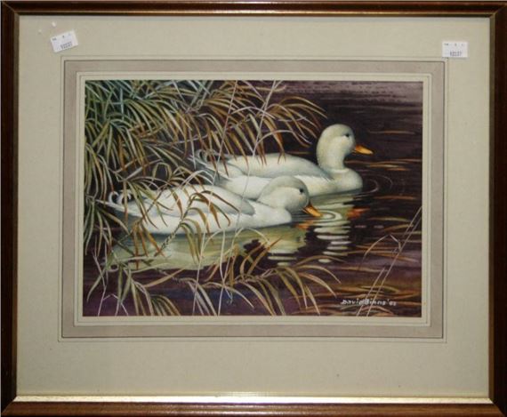 David Binns | From under the Willows. Watercolour (82) | MutualArt