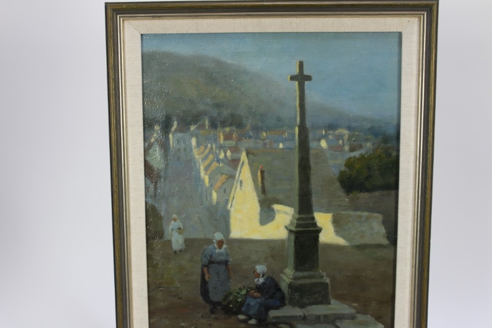 George Charles Francis | French townscape | MutualArt