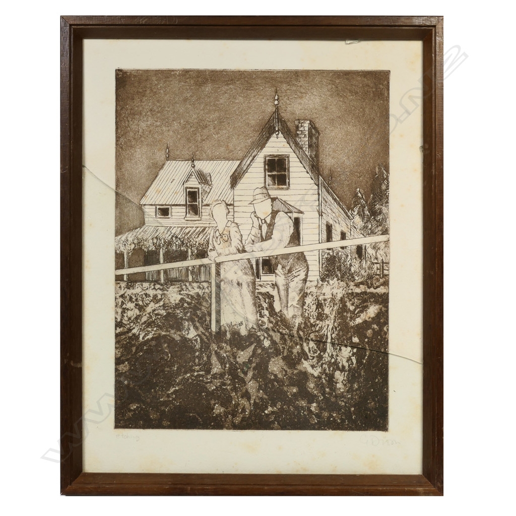 Geoff Dixon | Untitled (Grandparents and house, Bluff)', | MutualArt