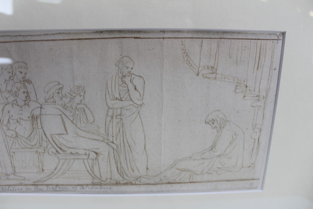 John Flaxman | Ulysses in the Palace of Alcinous | MutualArt