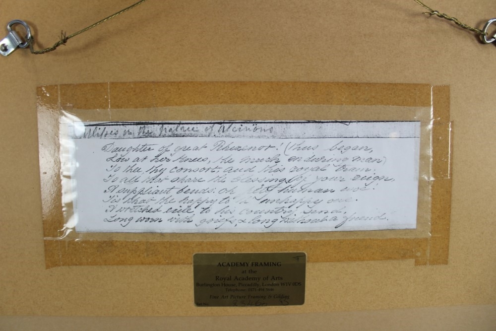 John Flaxman | Ulysses in the Palace of Alcinous | MutualArt