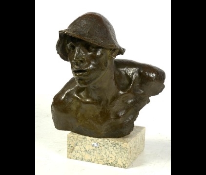 Constantin Meunier | Le buste du puddleur | MutualArt