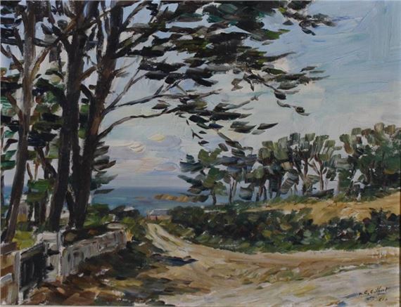 Michel Gerard Gilbert | Pointilistische Landschaft | MutualArt