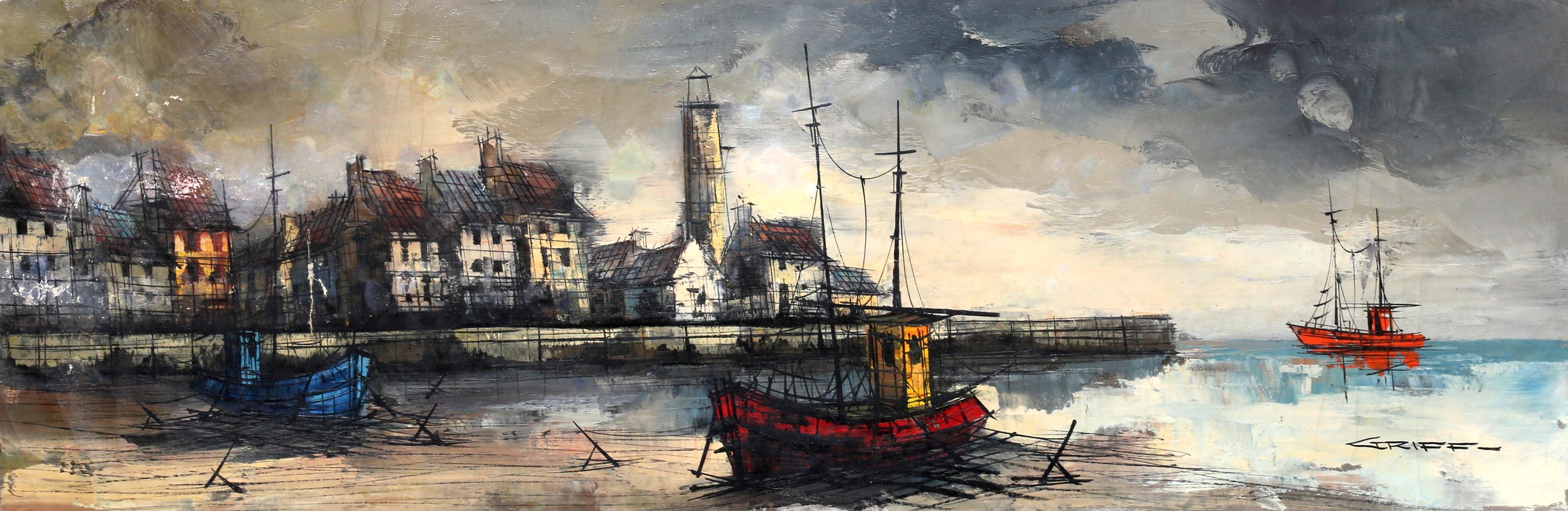 M. Edward Griff | Harbor Scene (Circa 1960) | MutualArt