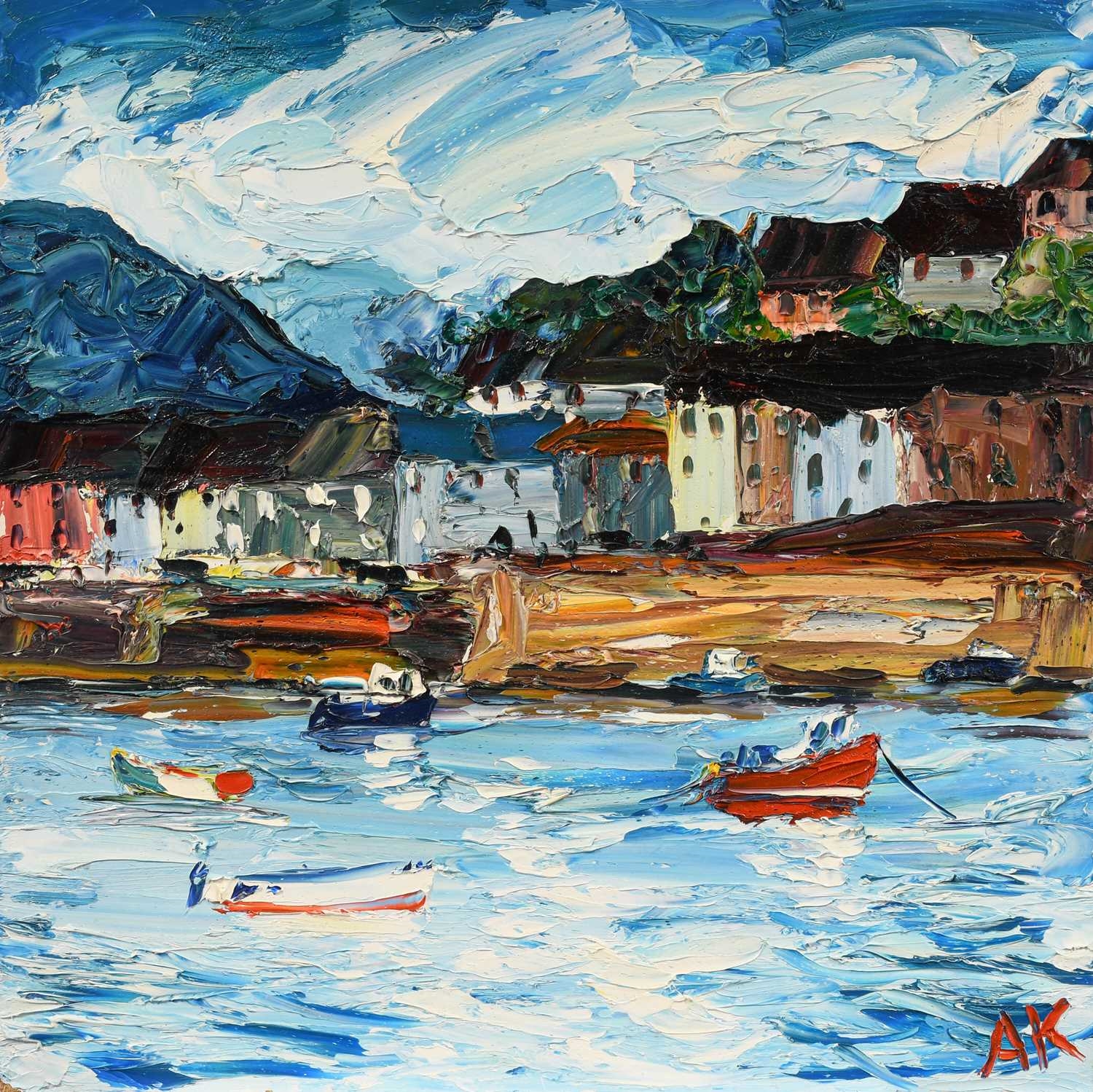 Alan Knight | Harbour scene | MutualArt