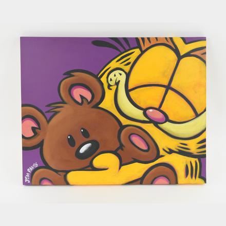 Jim Davis | GARFIELD &TEDDY BEAR (1998) | MutualArt