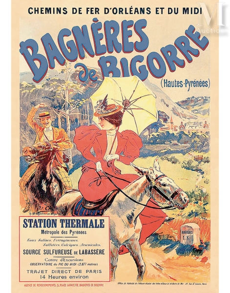 V. Checa | Bagnière de Bigorre Chemins d Fer D'Orléans et du Midi (1900 ...