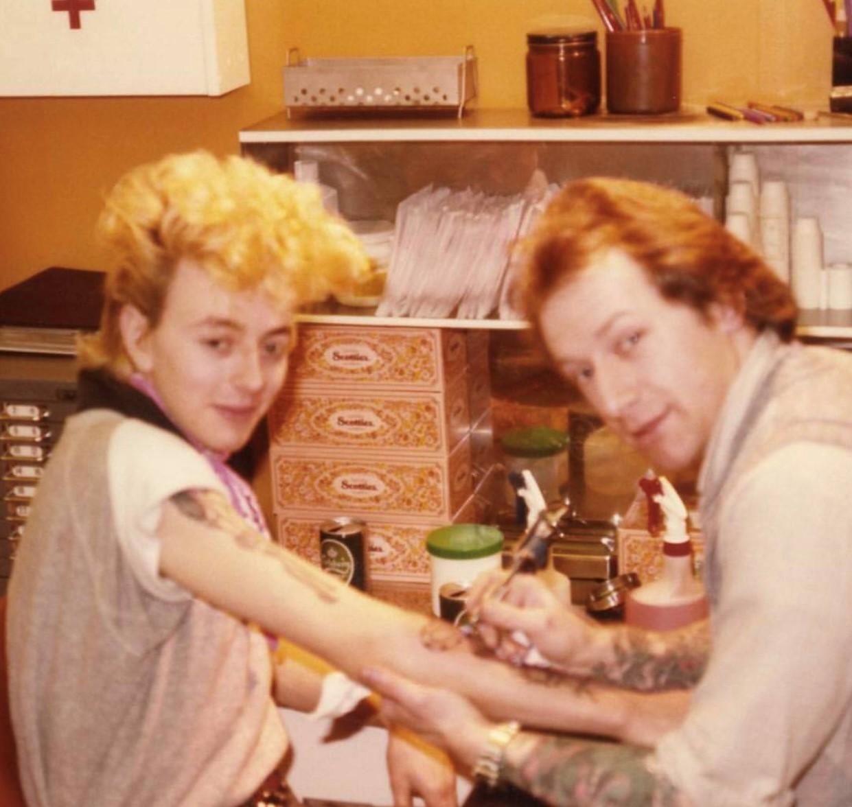 Dennis Cockell | A Group of Punk Rock-Style Tattoo Flash Including ...