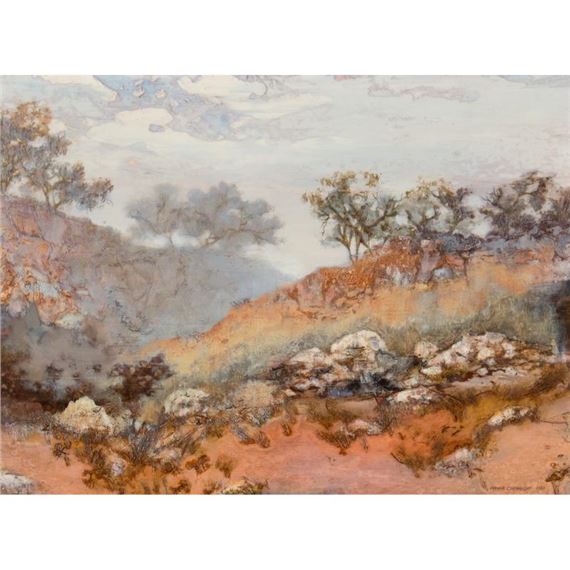 Arthur Cartwright | HILLS LANDSCAPE (1982) | MutualArt