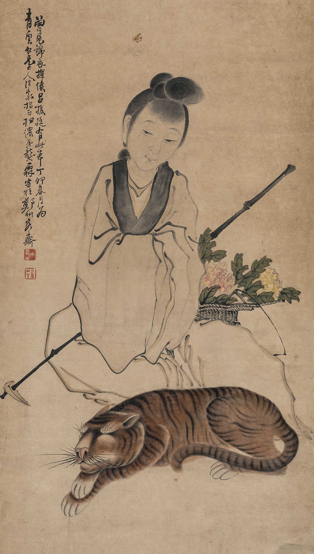 Gong Lin | Character and Tiger | MutualArt