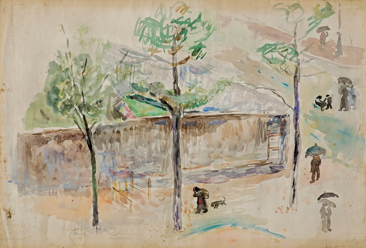 Zygmunt Waliszewski | BULWAR BRUNE W PARYŻU (1929) | MutualArt