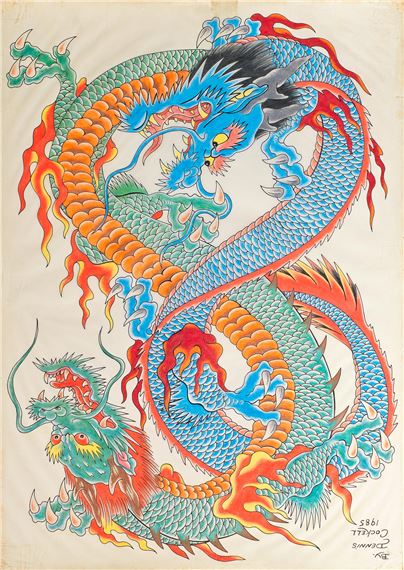 Dennis Cockell | A Group of Large Tattoo Flash, 1977-1986 | MutualArt