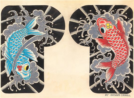 Dennis Cockell | A Group of Japanese-Style Tattoo Flash | MutualArt
