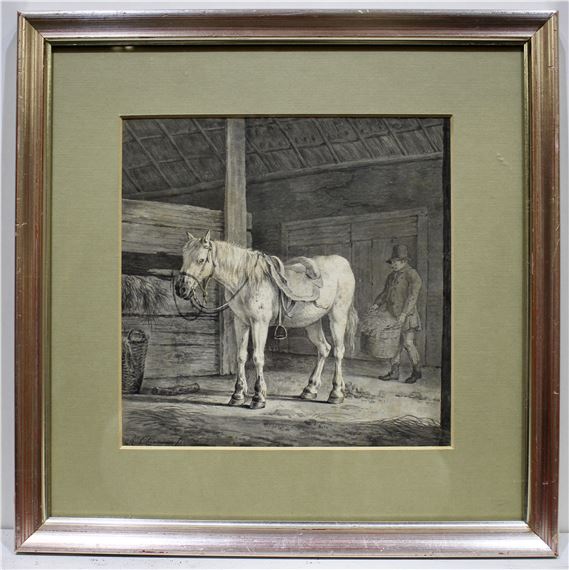 Anthony Oberman | Paard en stalknecht | MutualArt