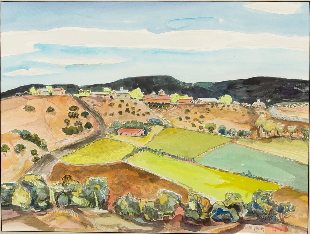 William Thomas‏ Lumpkins | Village on the Ridge (71) | MutualArt