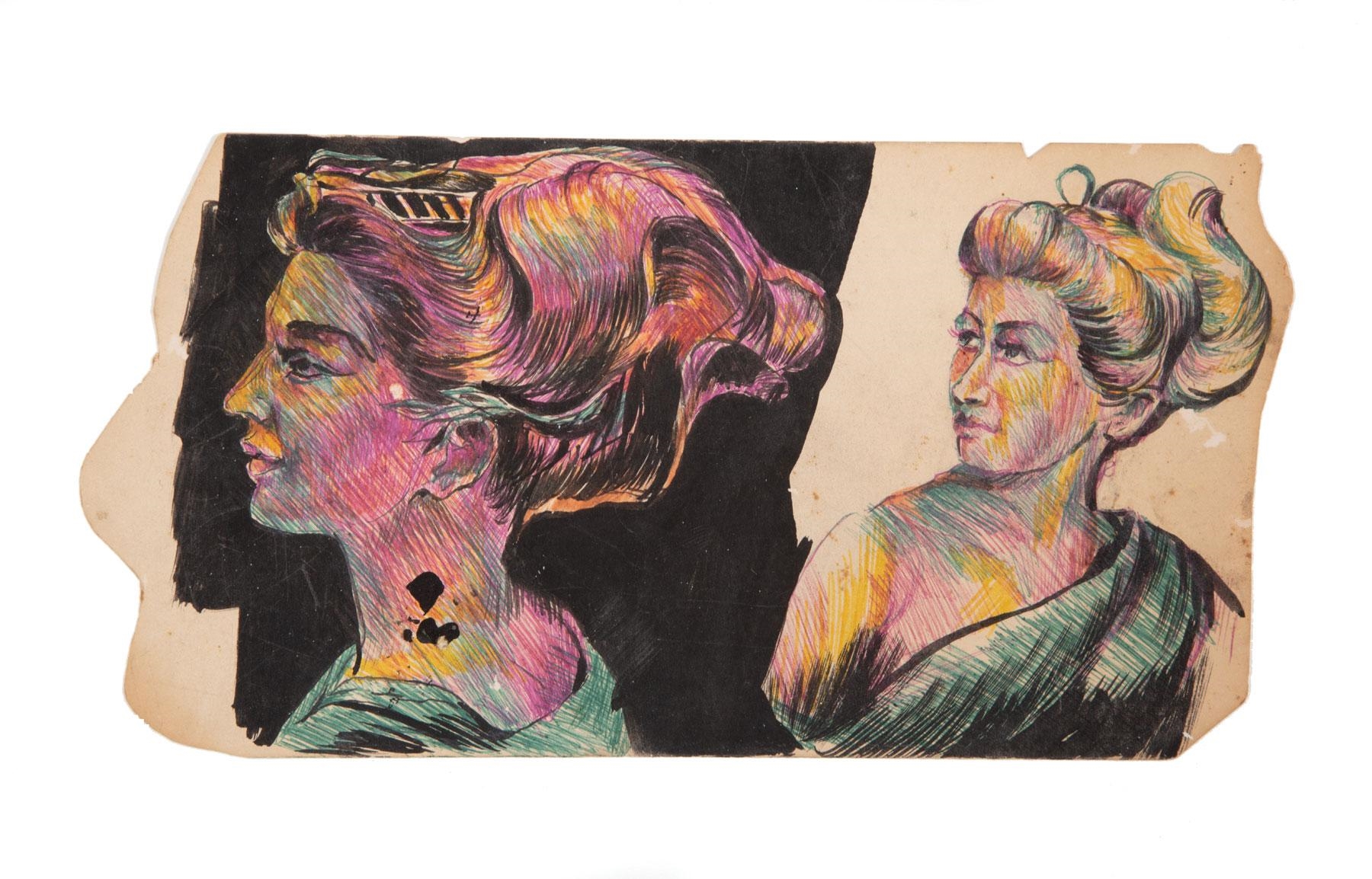 Peter Bodnar | Portrait of Two Women | MutualArt