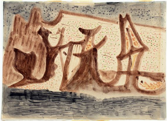 Werner Gilles | Ischialandschaft (1955) | MutualArt