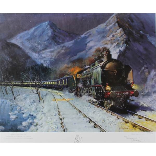 Terence Cuneo | Last of the Steam Workhorses | MutualArt
