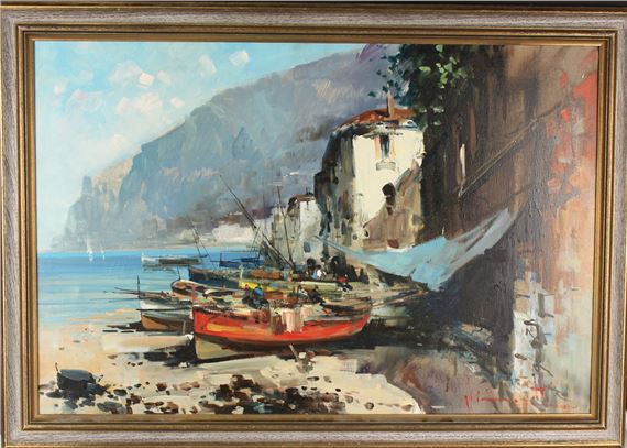 Claudio Simonetti | Italian Quayside (20th Century) | MutualArt