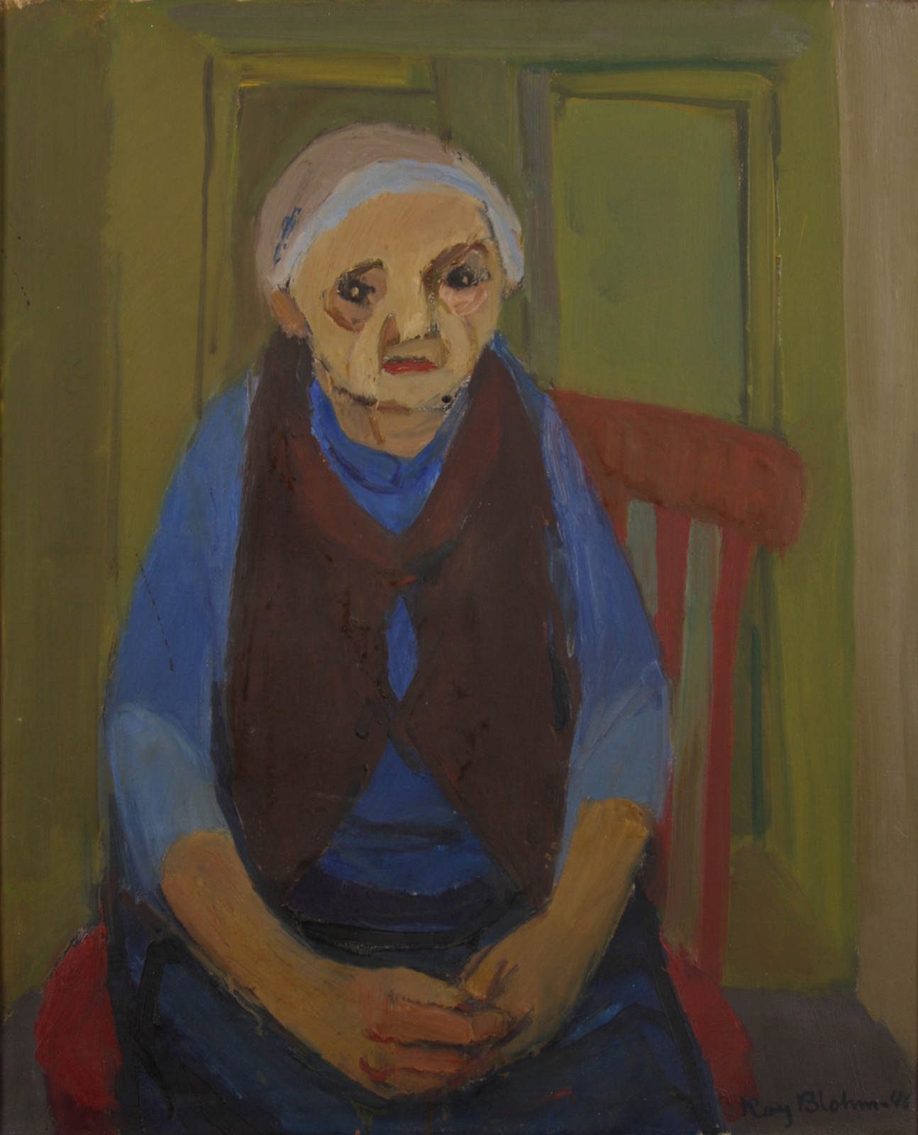 Roy Blohm | Gammel kone (1946) | MutualArt