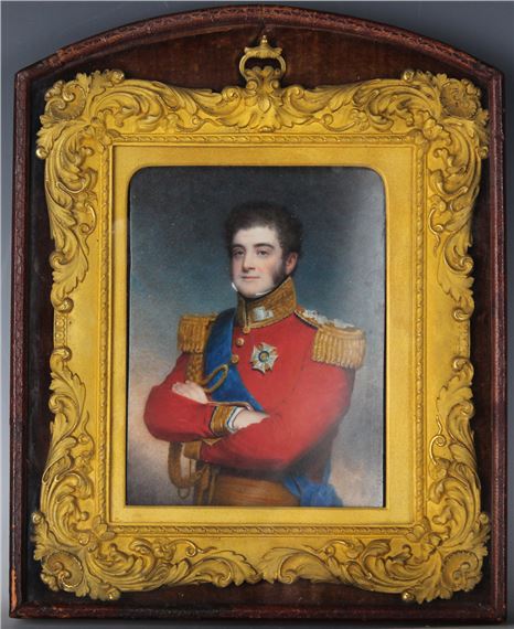 William John Newton | Miniature Portrait of George Fitz-Clarence, Earl ...