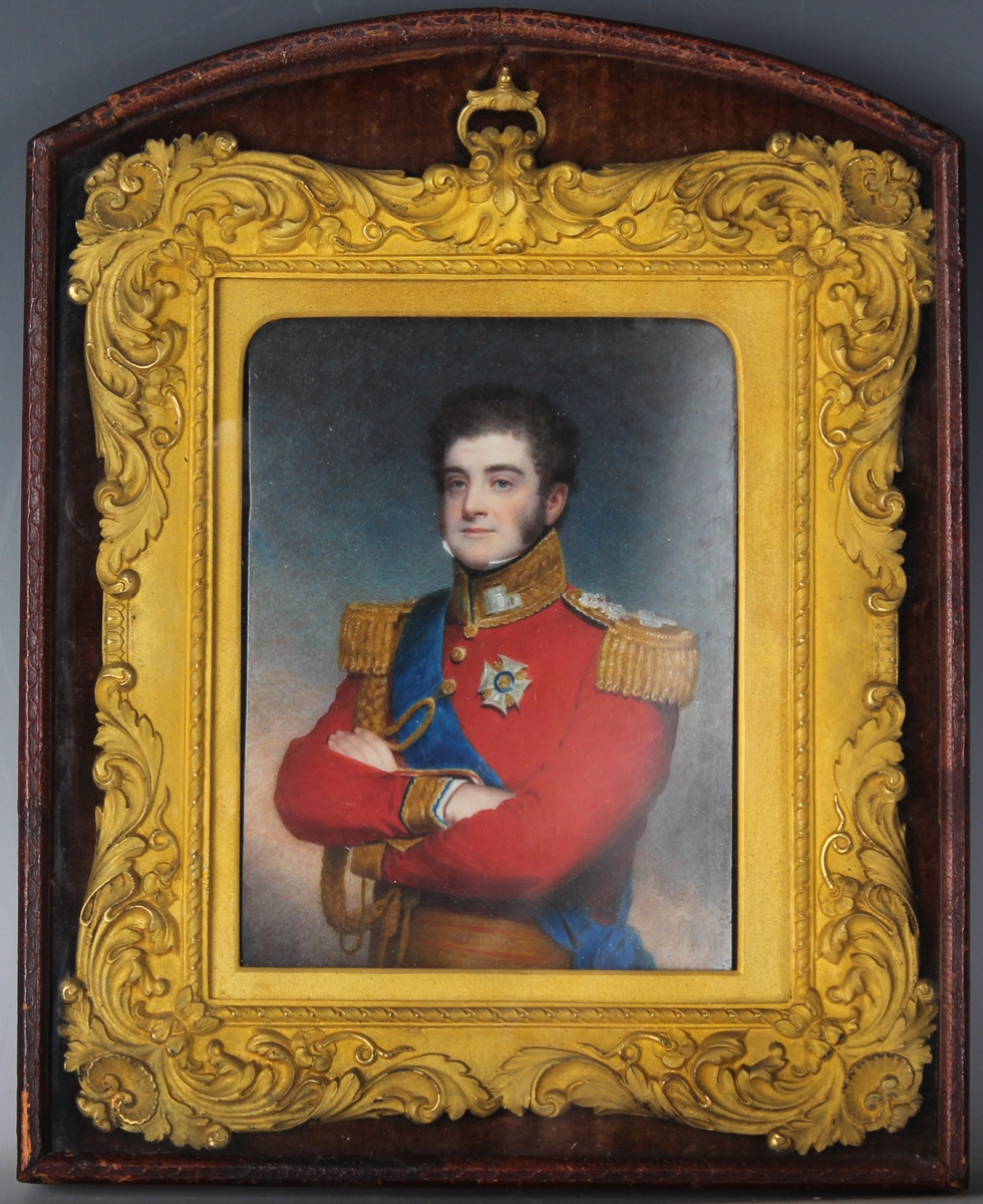 William John Newton | Miniature Portrait of George Fitz-Clarence, Earl ...