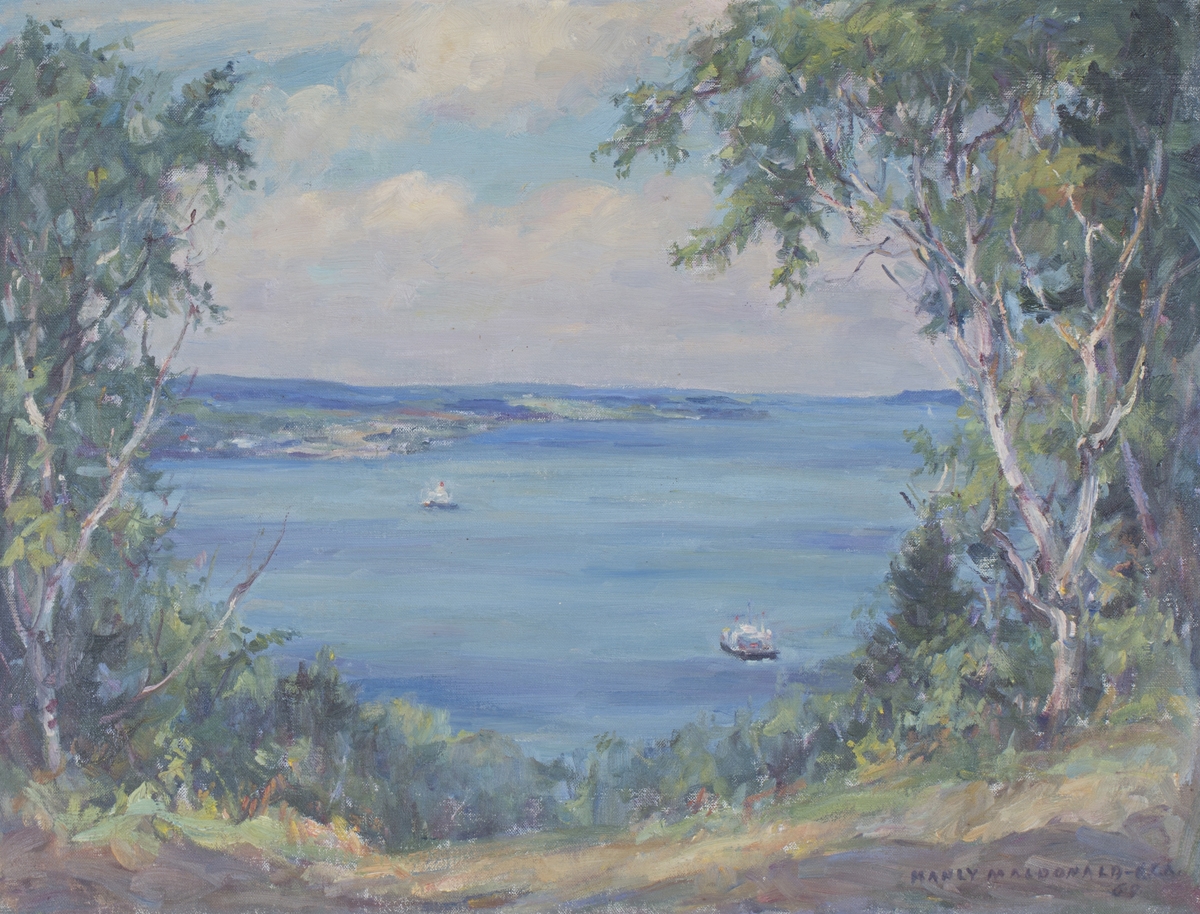 Manly Edward MacDonald | View of a Bay (1968) | MutualArt