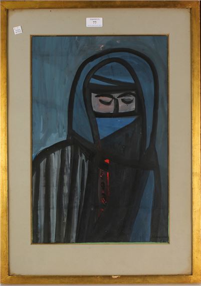 Mohamed Hamri | Portrait of a Moroccan Lady (1962) | MutualArt