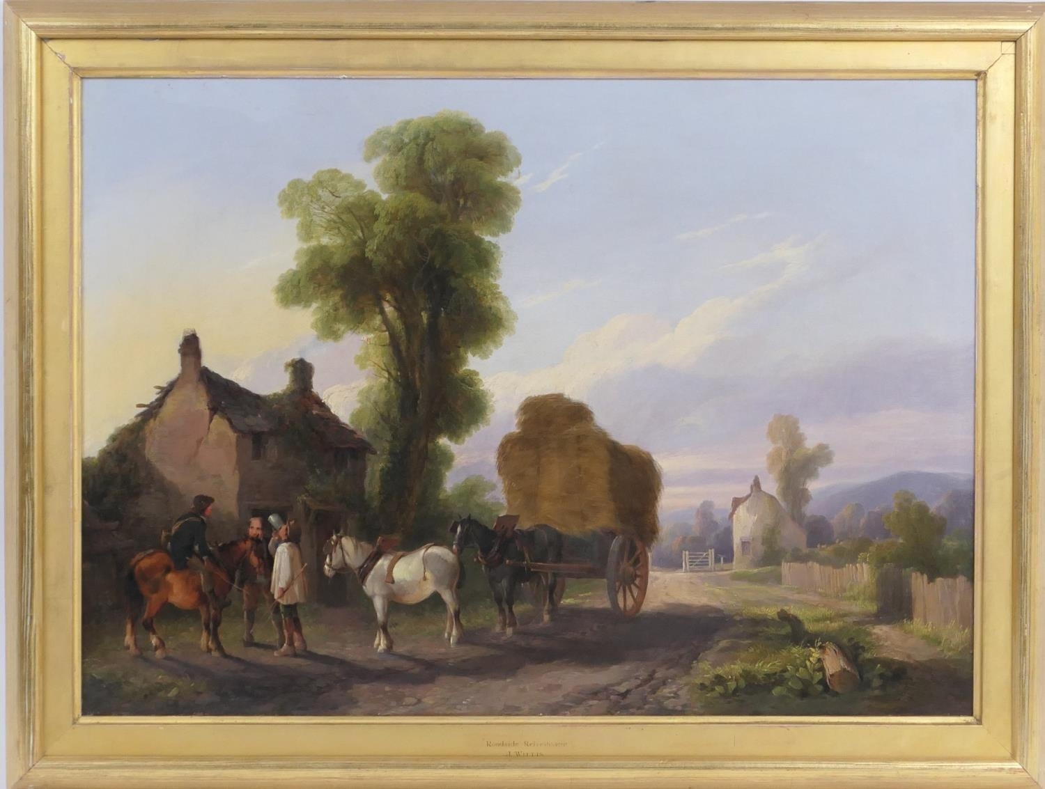 J. Willis | Roadside refreshment (1895) | MutualArt