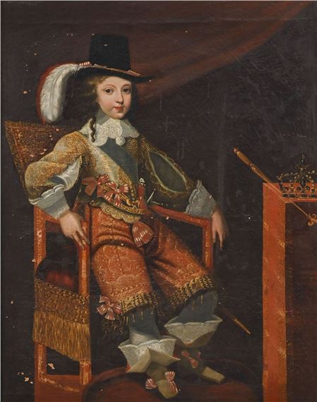 French School, 18th Century | Portrait of Louis XIII as a child | MutualArt