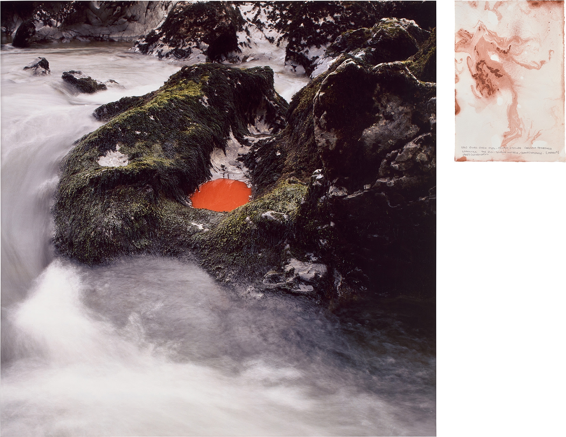 Andy Goldsworthy | Red River Rock Pools, River Stones Ground Together ...