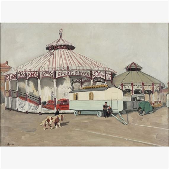 Yves Brayer | Les manèges | MutualArt