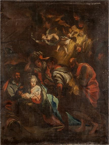 Neapolitan School, 17th Century | L'Adorazione dei pastori | MutualArt