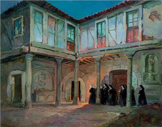 Francisco Vadillo | Monjas clarisas en oración | MutualArt