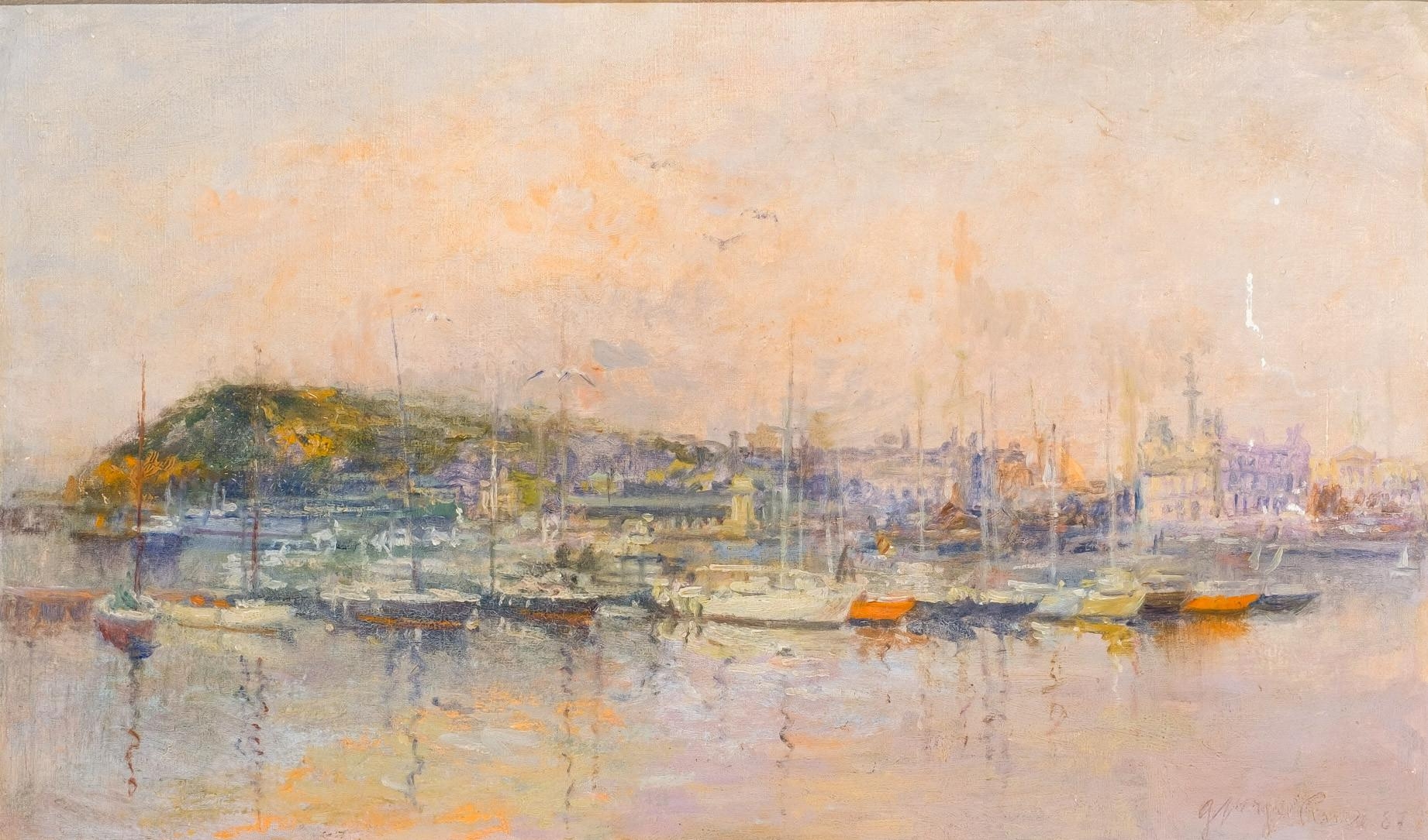 Guillermo Vargas Ruiz | Puerto de Barcelona (1987) | MutualArt