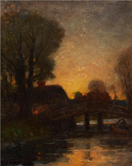 William Edwin Atkinson | Shades of Evening (1923) | MutualArt