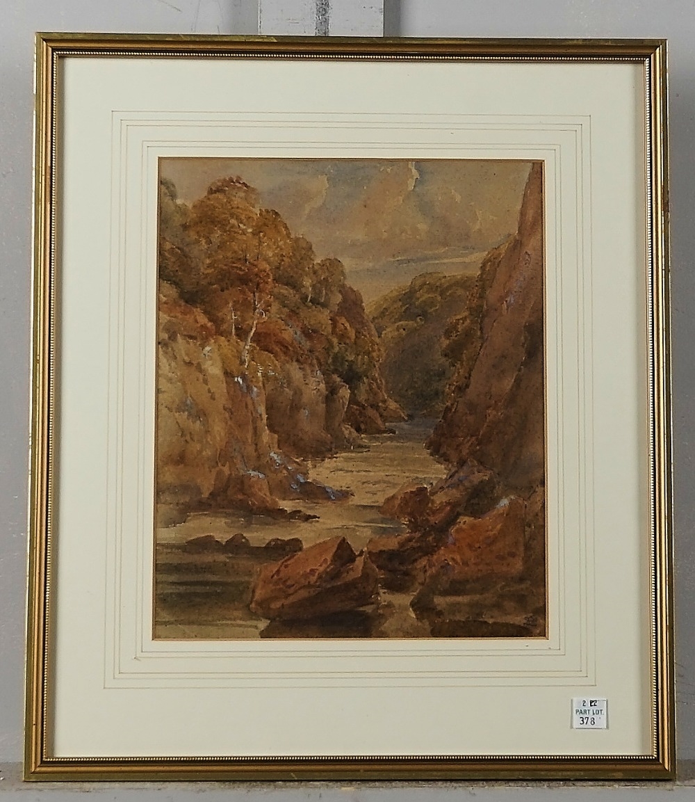 Robert William Arthur Rouse | A river landscape; A river flowing ...