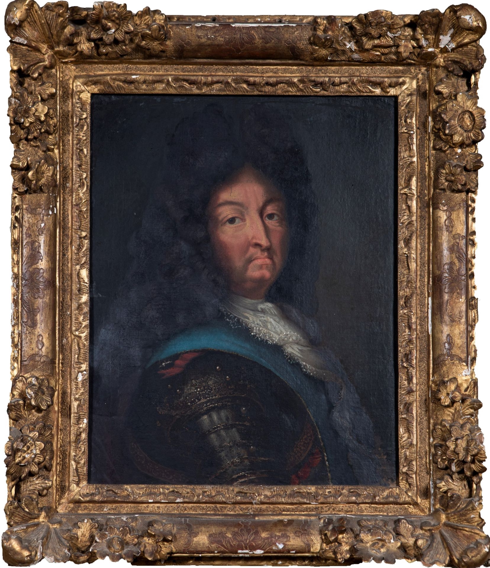 French School, 17th Century | Portrait of Louis XIV in armor | MutualArt