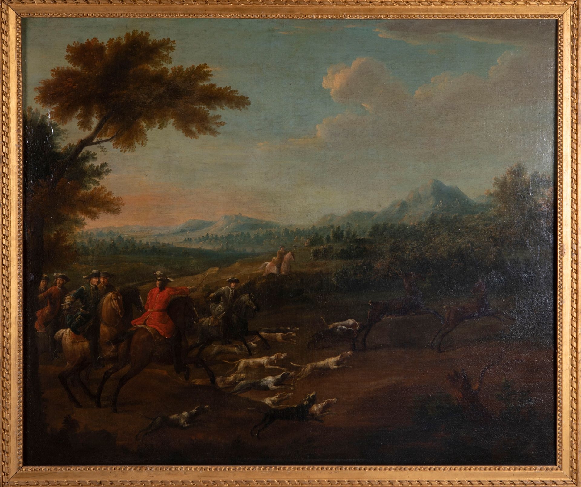 French School, 18th Century | The hunting of the boar; The hunting of ...