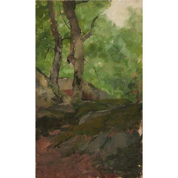 Louis Ritter | Woodland Interior (Giverny) | MutualArt