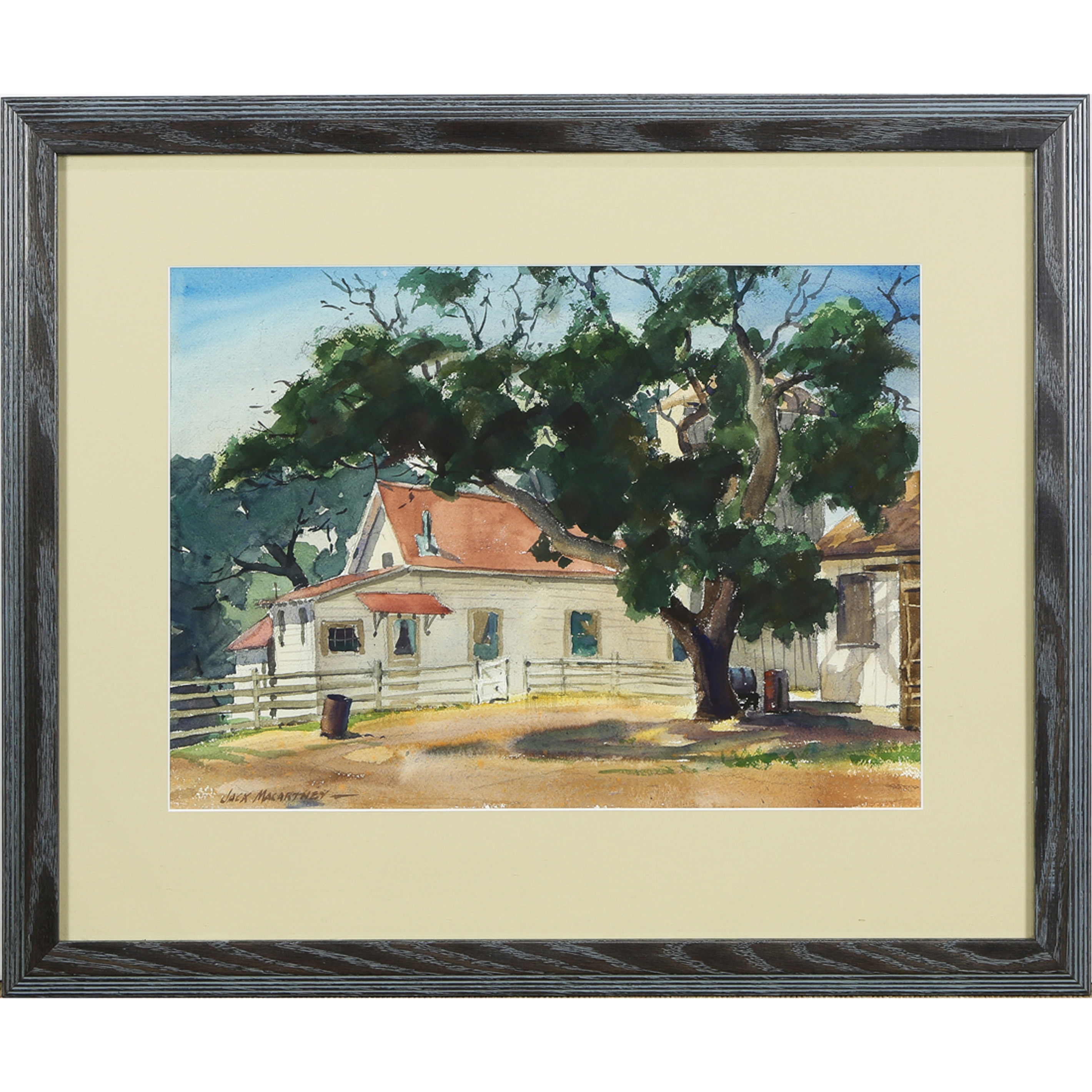 Jack Macartney | Red Roof Farm House | MutualArt