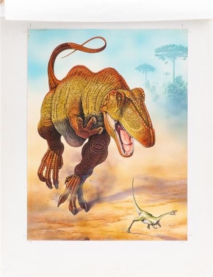Alex Ebel | Tyrannosaurus Rex Attacks | MutualArt