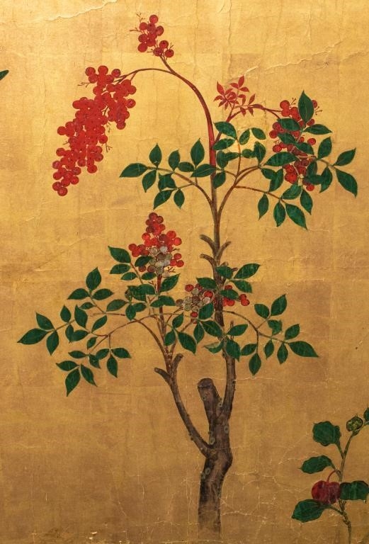 Rinpa Century | Japanese Rimpa School Two Panel Folding Screen | MutualArt