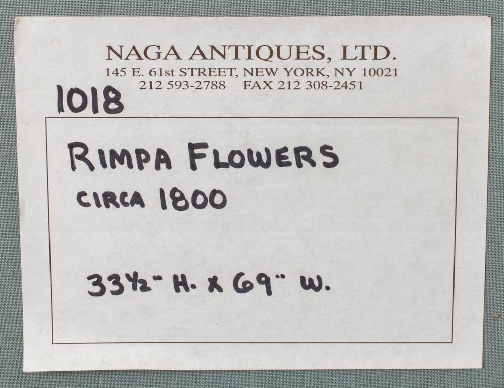 Rinpa Century | Japanese Rimpa School Two Panel Folding Screen | MutualArt