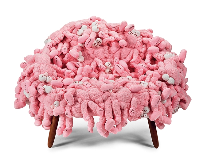 KAWS | KAWS CHAIR PINK (2018) | MutualArt
