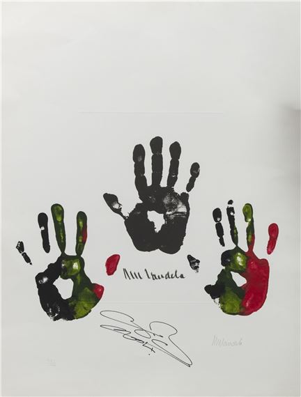 Nelson Mandela | HAND OF AFRICA | MutualArt
