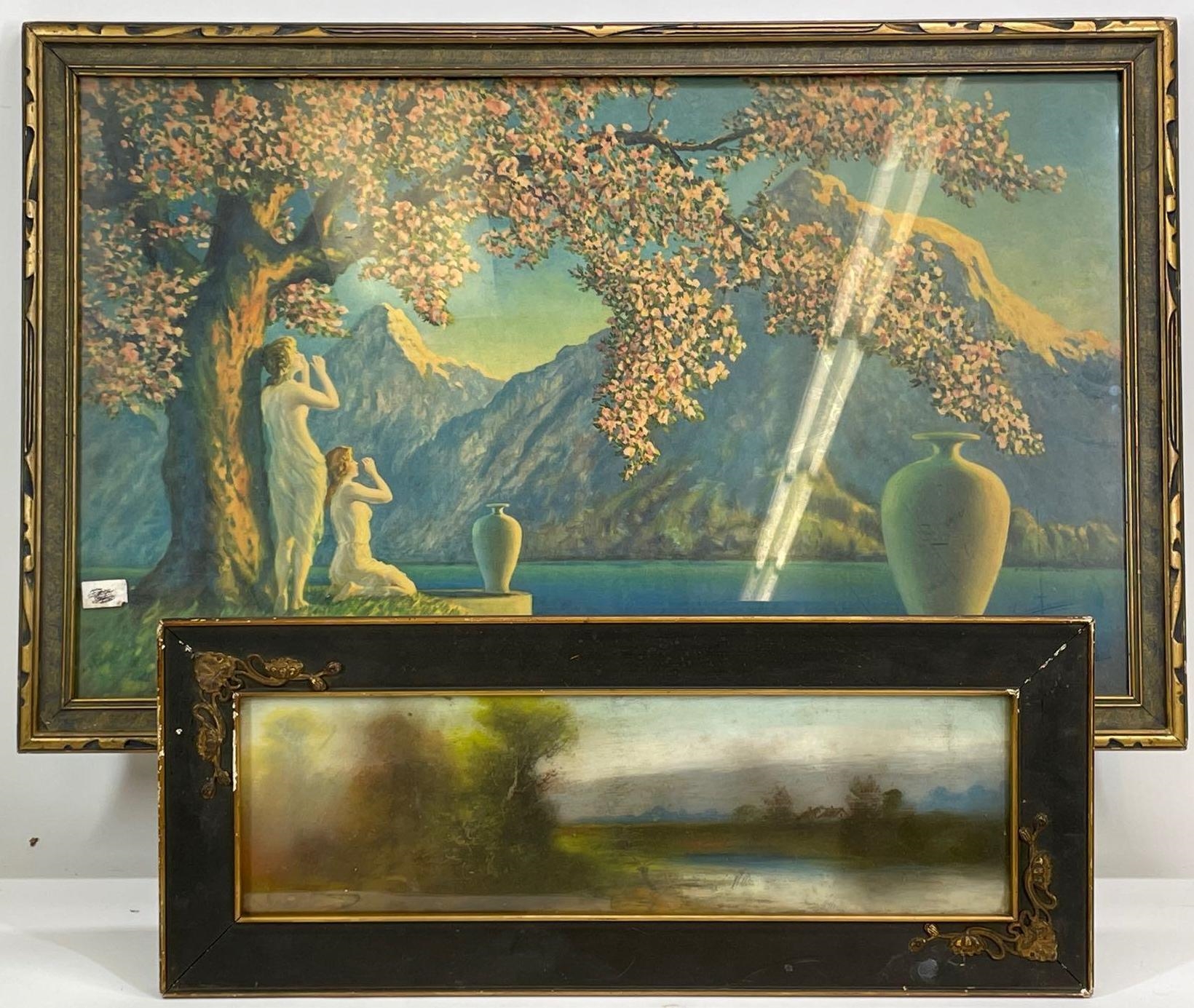 Henri G. Reynard | Reyard and titled Love's Echo and Art Deco print ...